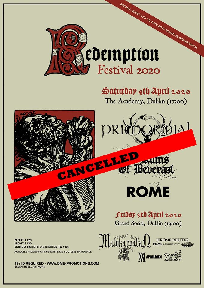RedemptionFest-Cancelled.....Rock Will Never Die